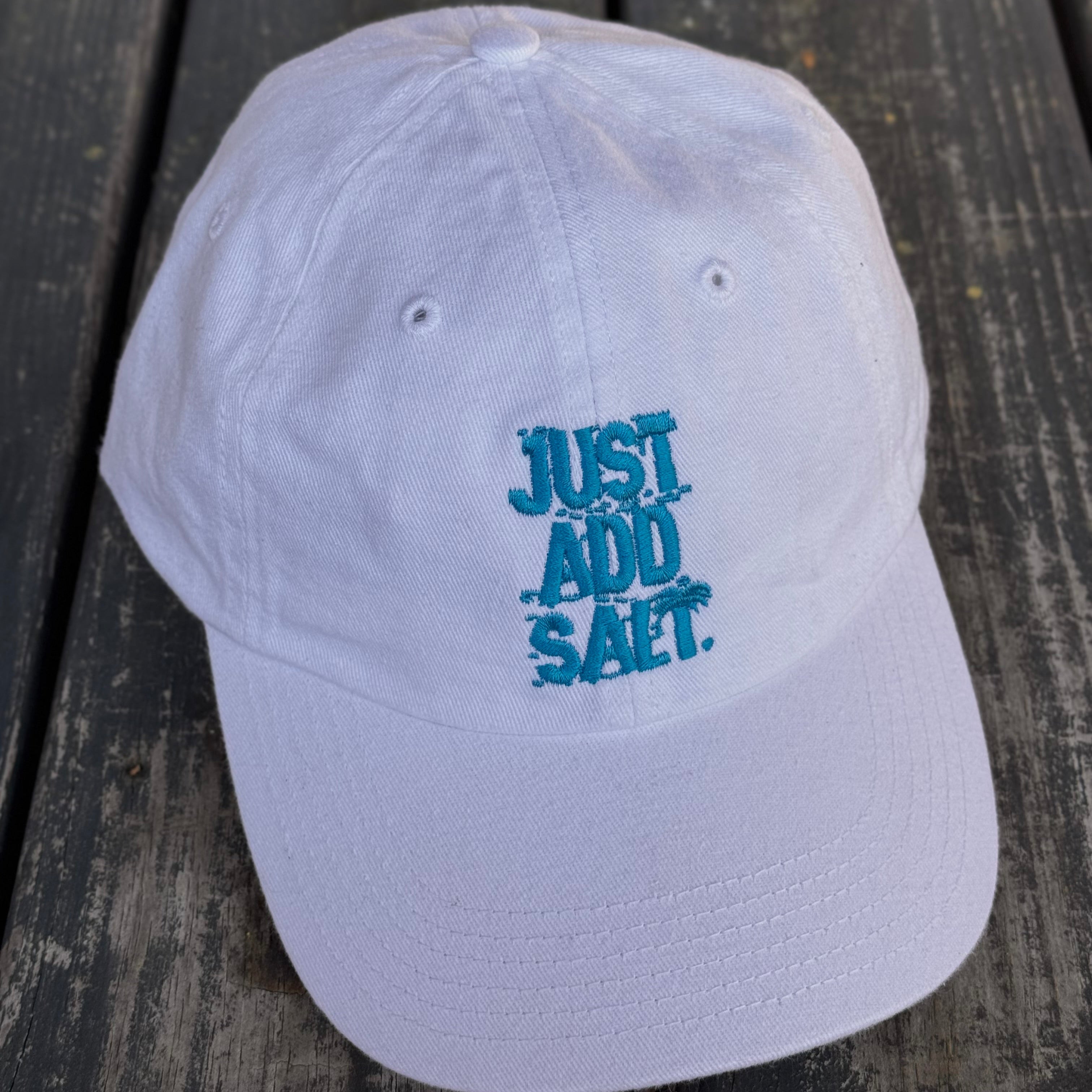 Just Add Salt Daddio Soft Hat (White/Blue)