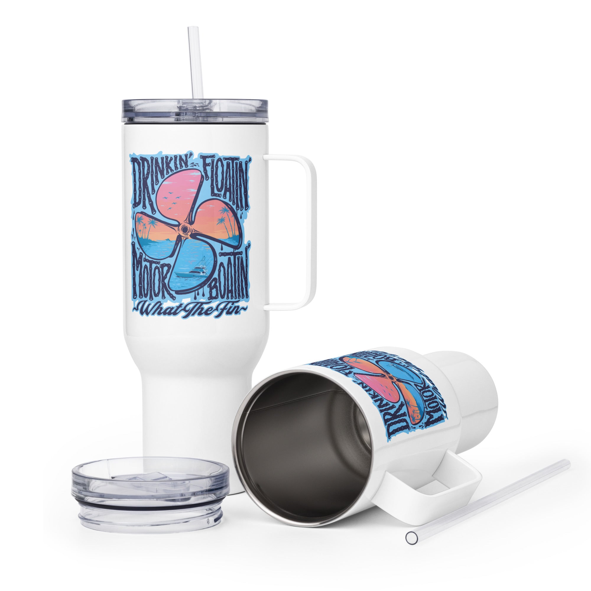 Drinkin Floatin (Salt) Travel Mug